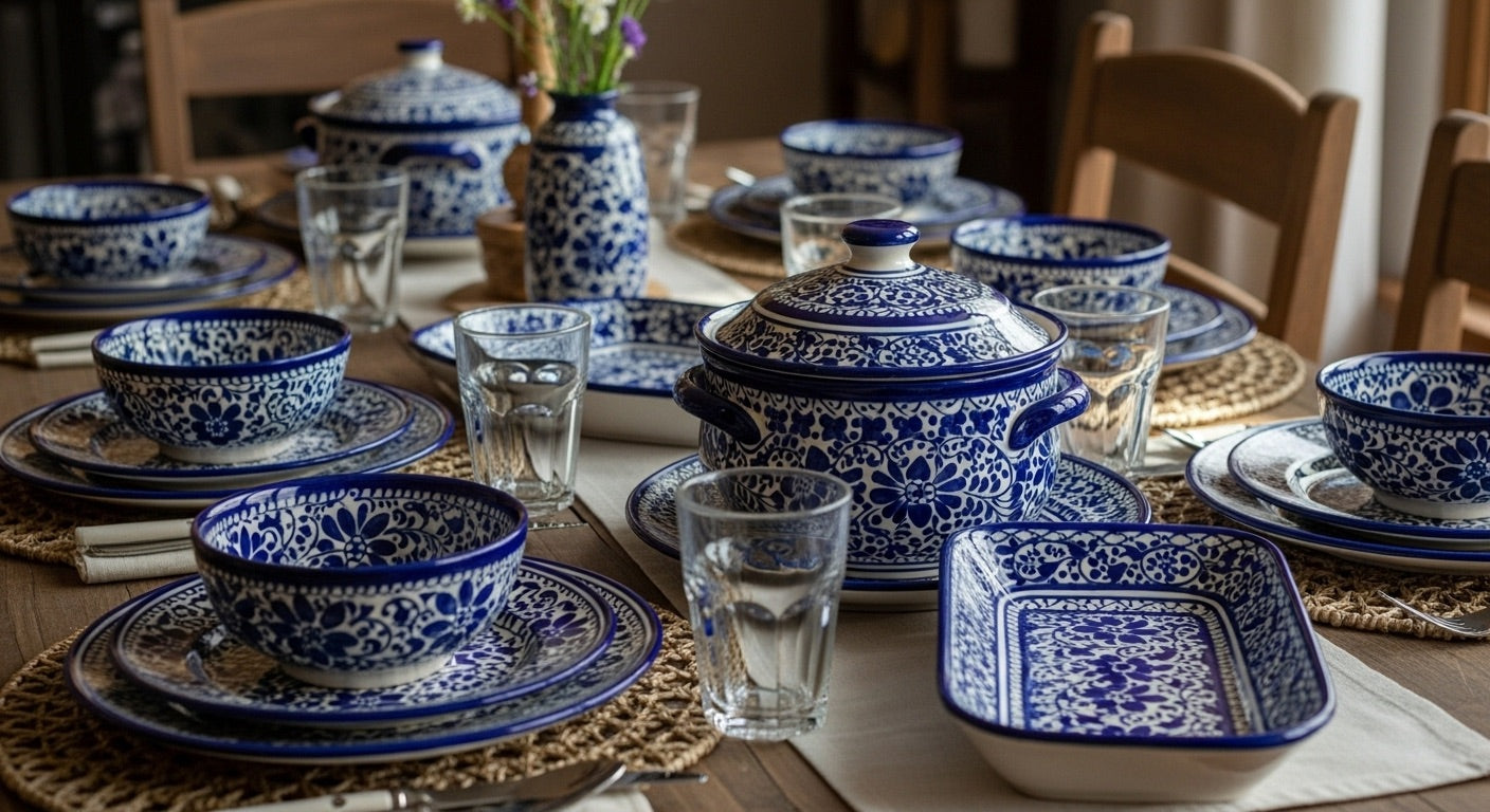 5 Reasons Why Blue Pottery Dinner Sets Are a Worthy Investment – TEVTA ...